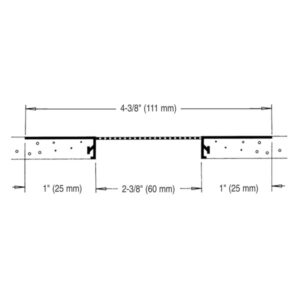 Clog Free Continuous Soffit Vent - PVC Trim